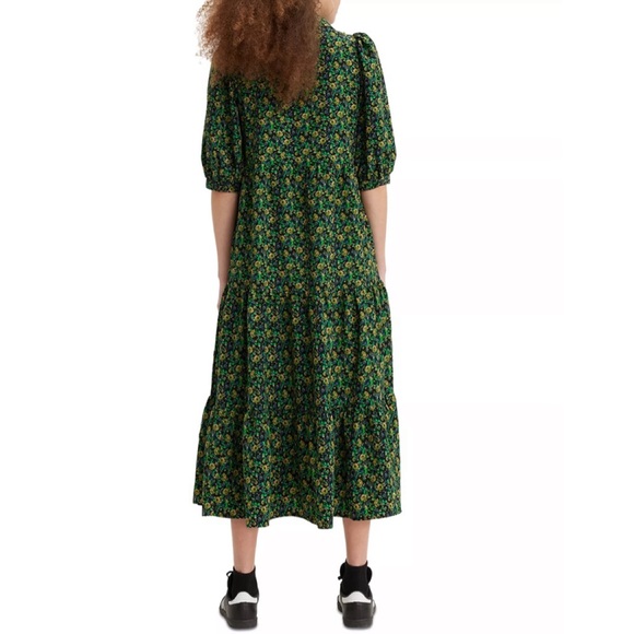 Levi's | Dresses | Levis Cynthia Buttonfront Aline Midi Dress | Poshmark